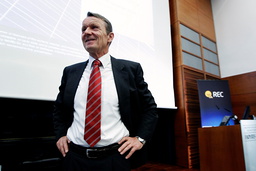 Oslo 20111026.Konsernsjef Ole Enger i solenergiselskapet REC under ...