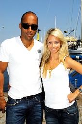 Martin Dahlin och hans Josephine WallgrenTennisturnering i Båstad ...